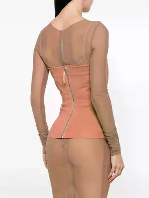 Rick Owens Bustier Leather Top