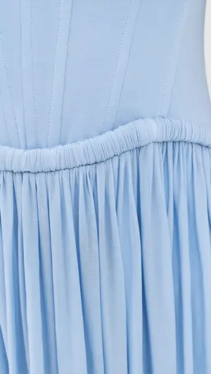Simkhai Adalys Bustier Maxi Dress - Tidepool