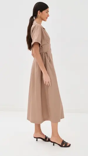 KIKA VARGAS Letitia Midi Dress