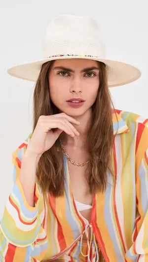 Hat Attack Charlotte Raffia Traveler Hat