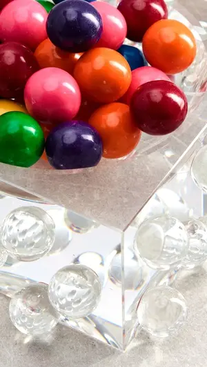 TIZO DESIGN Crystal Glass Bowl With Ball Details