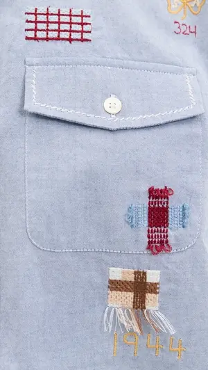 Sea Claira Embroidered Button Down Shirt