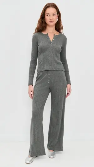 LESET Pointelle Boxer Pants