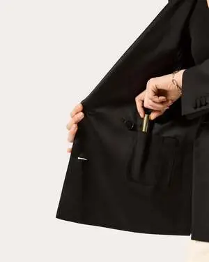 ARGENT Seasonless Wool Silk-lapel Tuxedo Blazer