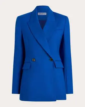 ARGENT Seasonless Wool Double-breasted Blazer