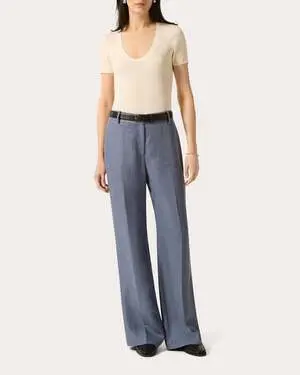 Argent High Rise Pants For Women