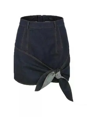 Monse Denim Pencil Skirt - Blue
