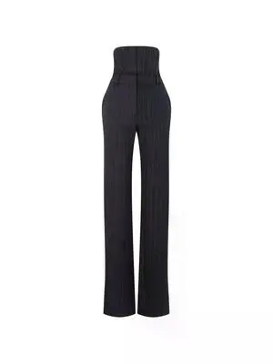 Monse Striped Tailored Trousers - Blue