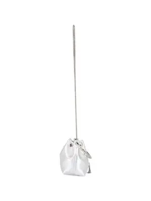 JIMMY CHOO Bon Bons Bucket Bag - Silver