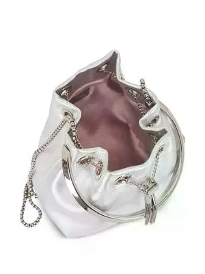 JIMMY CHOO Bon Bons Bucket Bag - Silver