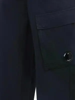 C.P. COMPANY Cotton Straight-leg Trousers - Blue