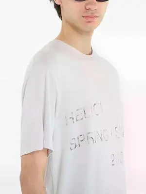 HELIOT EMIL Overo Short-sleeve T-shirt - Grey