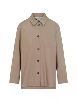 Max Mara Marianne Asymmetrical Hem Cotton Shirt
