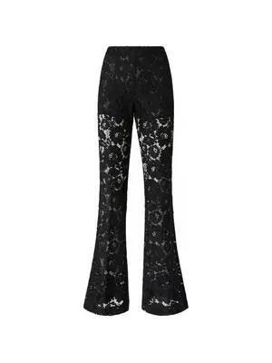 Pinko Flared Lace Trousers - Black