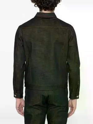 Naked & Famous Denim Citrus Kasuri Selvedge Denim Jacket