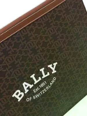 Bally Bollis Logo-print Clutch