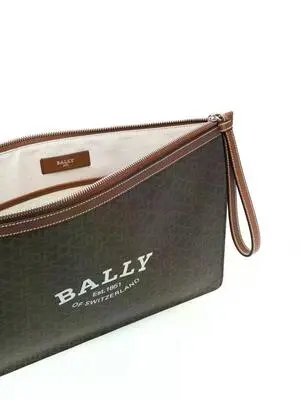 Bally Bollis Logo-print Clutch