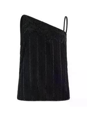 Ralph Lauren Beaded One-shoulder Top