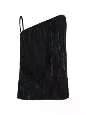 Ralph Lauren Beaded One-shoulder Top