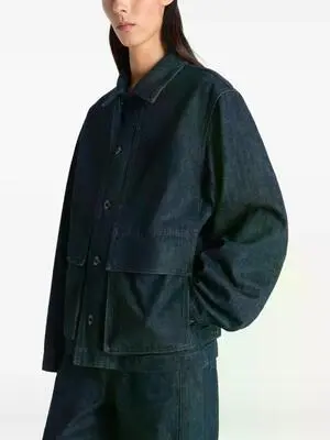 LEMAIRE Buttoned Denim Jacket - Blue