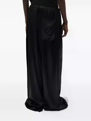ANN DEMEULEMEESTER Sofi Shiny Satin Trousers