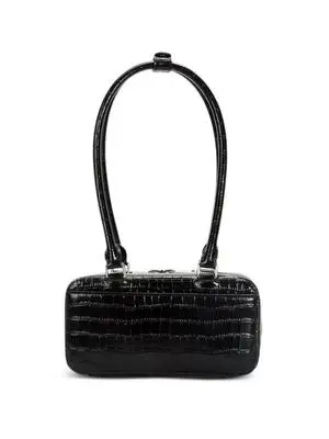 SELF-PORTRAIT Mini Crocodile-embossed Leather Bag