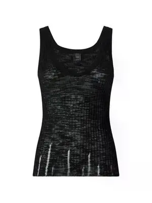Pinko Ribbed Knit Sleeveless Top