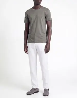 120% Lino T-shirt Size Linen - Grey