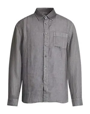 120% Lino Shirt Size Linen - Grey