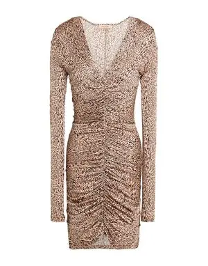 TWINSET Jersey Leopard-print Mini Dress - Pink
