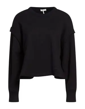 Rag & Bone Cotton Polyester Crewneck Sweatshirt - Black