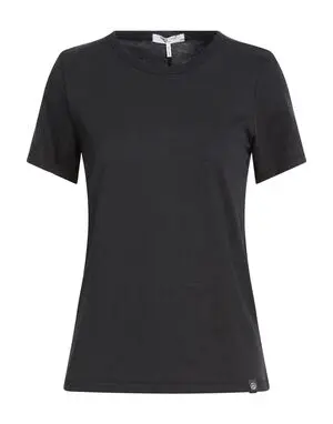 Rag & Bone Basic Tee In Cotton And Lyocell - Black