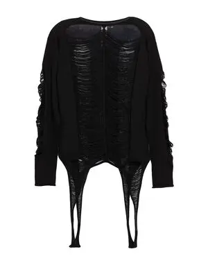 Rick Owens Virgin Wool Sweater - Black