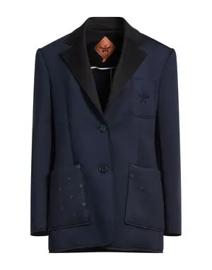 Mcm Single-breasted Blazer - Blue