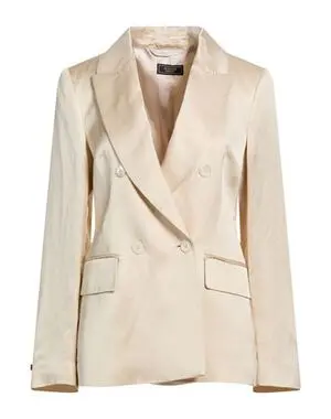 Peserico Double-breasted Blazer - Cream