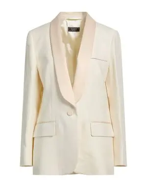 Peserico Single-breasted Blazer - Ivory