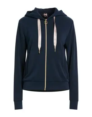 COLMAR Stretchy Jersey Hooded Sweatshirt - Blue