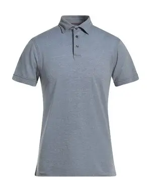 HACKETT Polo Shirt Size Wool, Cotton - Grey
