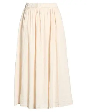 Peserico Midi Linen Flared Skirt