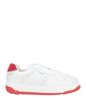 Gcds Leather Low-top Sneakers - White