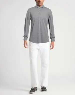 HACKETT  Polo Shirt Size Wool, Cotton - Grey