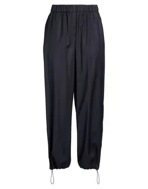 Peserico Midnight Merino Wool Relaxed Fit Pants