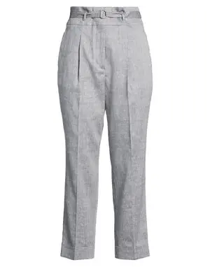 Peserico Tapered Linen-virgin Wool Pants