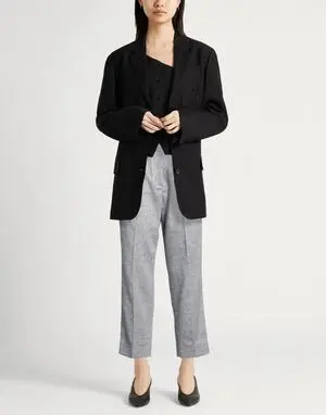 Peserico Tapered Linen-virgin Wool Pants