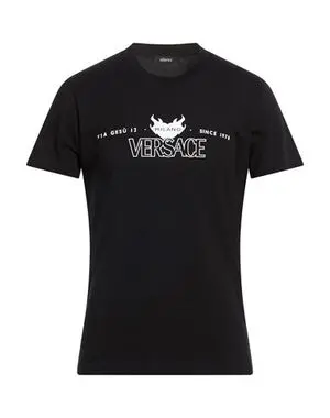 Versace T-shirt Size Cotton - Black