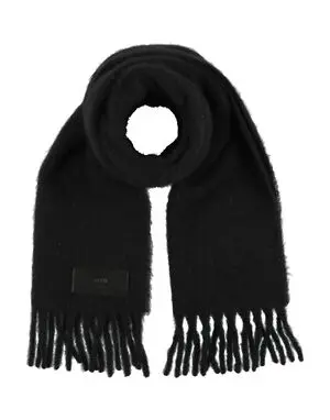 AMI Paris Scarf Alpaca Wool, Polyamide - Black
