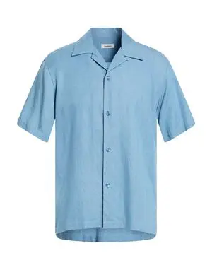 Sandro Shirt Size Lyocell - Blue