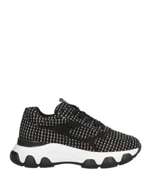 Hogan Textile Fibers Chunky Sneakers - Black