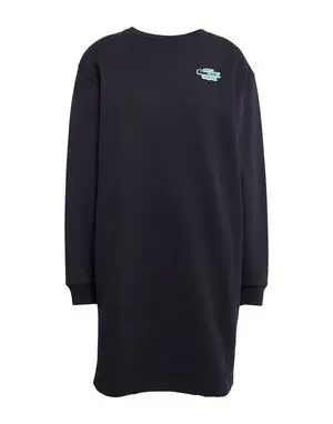 Lacoste Cotton Crewneck Long Sleeve Mini Dress