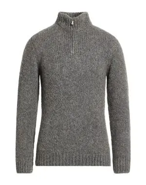 Eleventy Cashmere, Alpaca Wool, And Silk Half-zip Sweater - Grey